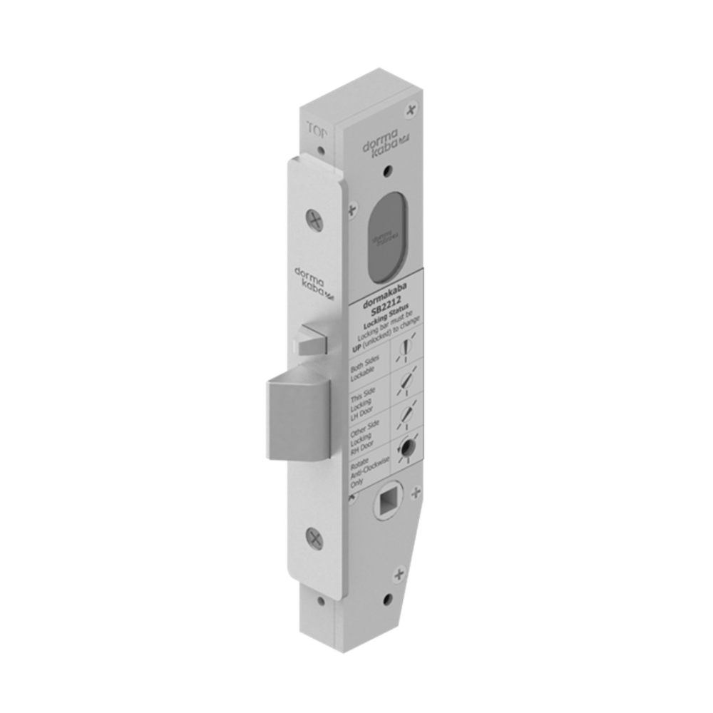 DKSB2212SSS Dormakaba Narrow Stile Primary Mortice Lock 23mm Backset S ...